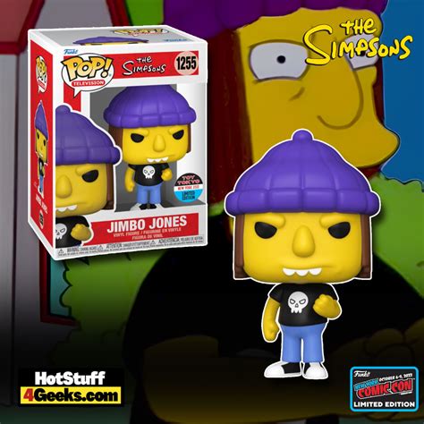 Funko Nycc 2022 The Simpsons Jimbo Jones Funko Pop
