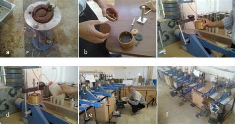 9 A By Using Oedometer Machine Ring A Sample Is Gently Taken From The