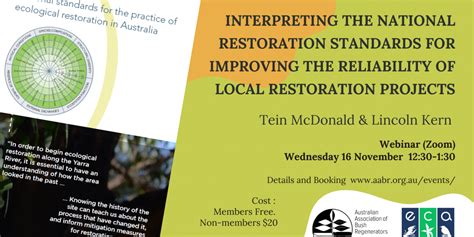 Interpreting The National Restoration Standards For Improving The Reliability Of Local