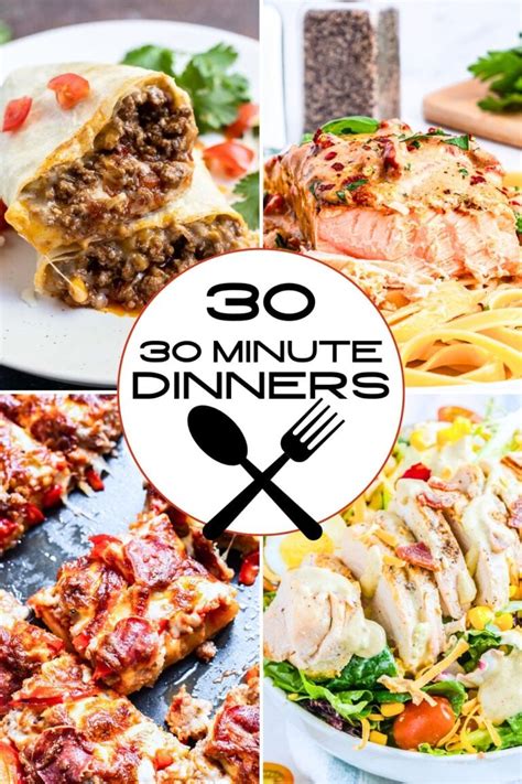 30 Minute Dinner Recipes Wonkywonderful