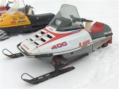 1988 Polaris 400 Indy 1629912 Snowmobile Sold With A Signed Registration
