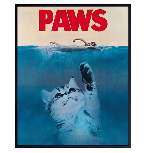 Cat Wall Art And Decor Cat Lover Ts For Women Funny Cute Cat Poster 8x10 Cat