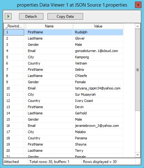 Extracting Key Value Pairs JSON Structure Into Tabular Format