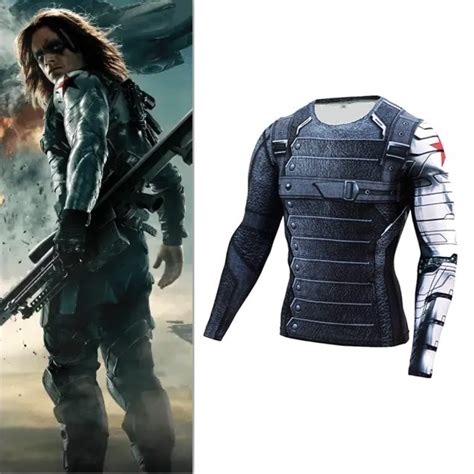 Captain America Winter Soldier Costume Cosplay Cosfun Endgame Captain