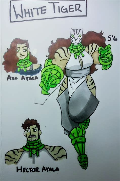 White Tiger Redesign By Oni18064 On Deviantart