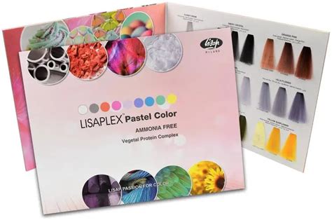 Lisap Lisaplex Pastel Color Swatch Chart Pinkpro Beauty Supply