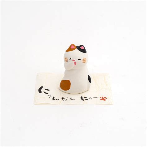 Adorable Mini Cat Ornament Nyandakana Japan Home Decor Great Zakka