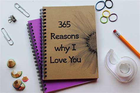 365 Reasons Why I Love You 5 X 7 Journal Etsy