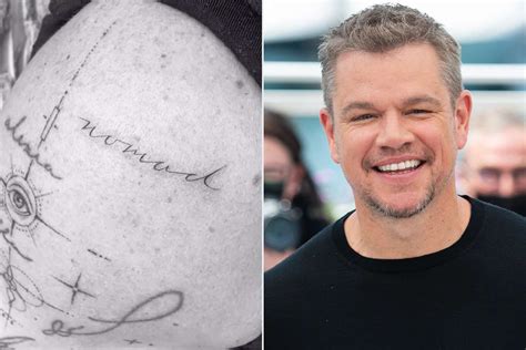 Matt Damon Gets A Sentimental Tattoo Dedicated To His Late Father