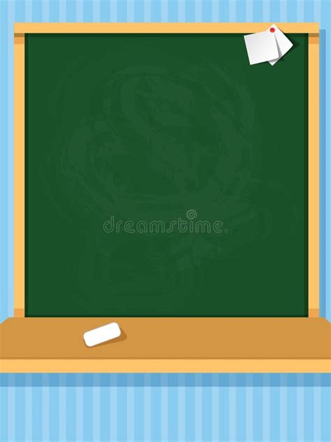 Clean Wet Blackboard Stock Vector Illustration Of Icon 158682362
