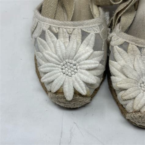 Tory Burch Shoes Tory Burch Emile Wedge Espadrille In Ivory Size 5