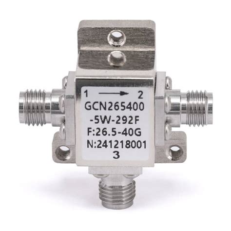 Circulator With 13 8db Isolation From 26 5ghz To 40ghz 5watts With 2