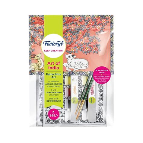 Pidilite Art Kit Fevicryl Pattachitra Oxford Stationers