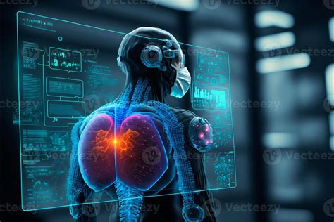 Abstract Robot Analysis Medical Technology Concept 22851607 Stock