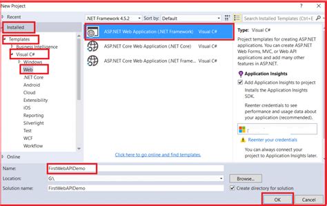 Creating ASP NET Web API Application Dot Net Tutorials