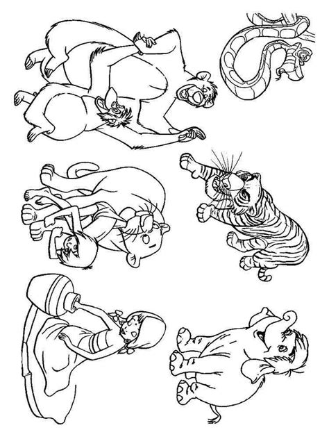 Jungle Book Printable Coloring Pages