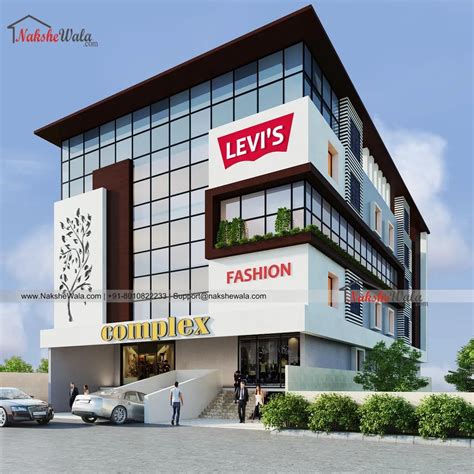52x100sqft Shopping Complex Design 5200sqft Shopping Complex Plan