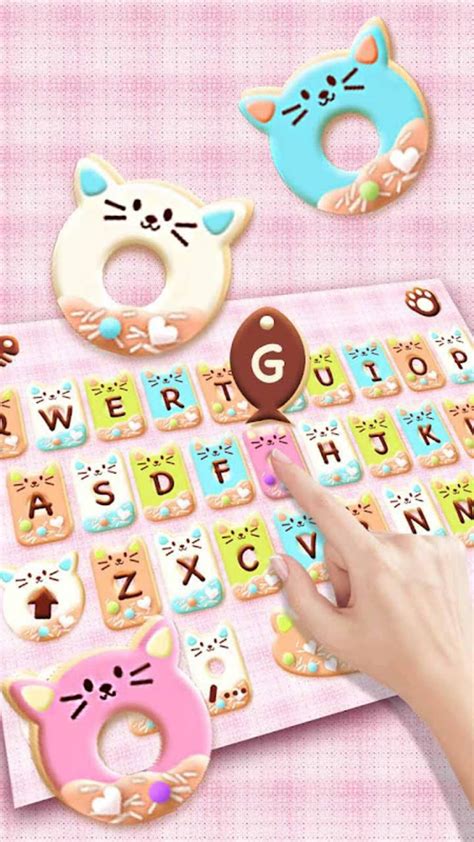Colorful Donuts Button Keyboard Theme Apk For Android Download