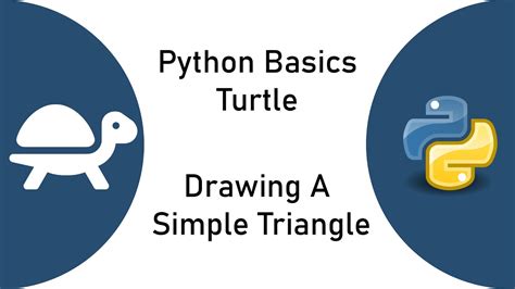 Python Turtle Basics Drawing A Simple Triangle YouTube