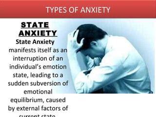 State Anxiety And Trait Anxiety Questionnaire Ppt