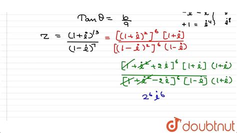 Find The Modulus And Argument Of The Following Complex Number Z 1i131 I7 12 Comp