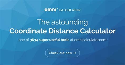 Coordinate Distance Calculator