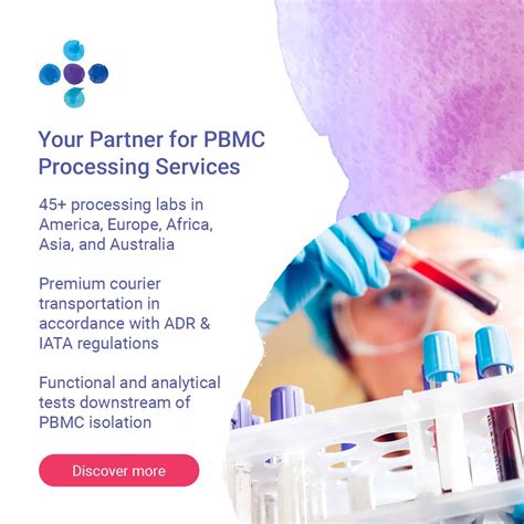 Pre Analytical And Pbmc Processing Get In Touch Today Mike Waters