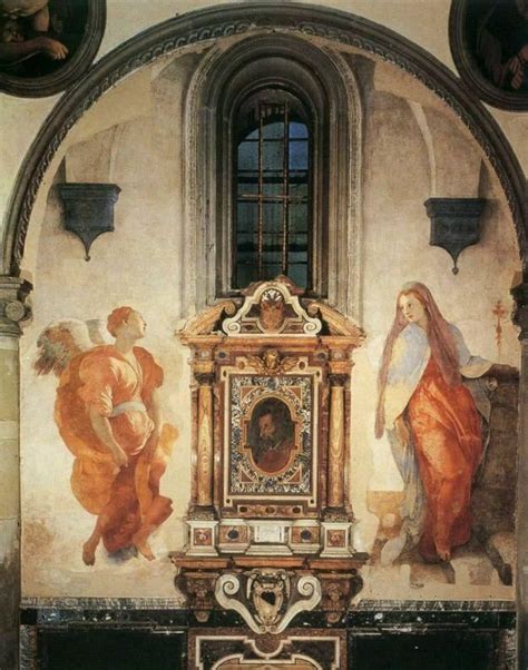 Annunciazione Pontormo Chiesa Santa Felicita Cappella Capponi