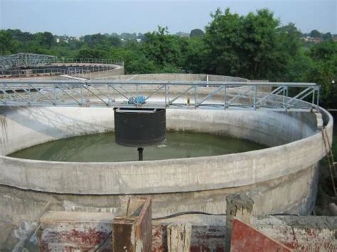 Treatment Capacity 2500 M3hr Circular Central Driven Clarifier At