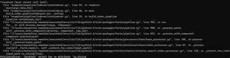 AttributeError DataPack Object Has No Attribute To String Issue Asyml Forte GitHub
