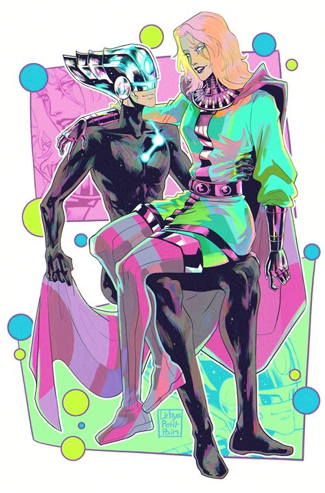 Sue Storm Reed Richards And The Maker Marvel And More Drawn By Lirhyapetitpain Danbooru