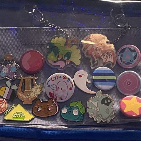 Silly Clown Face Button Etsy