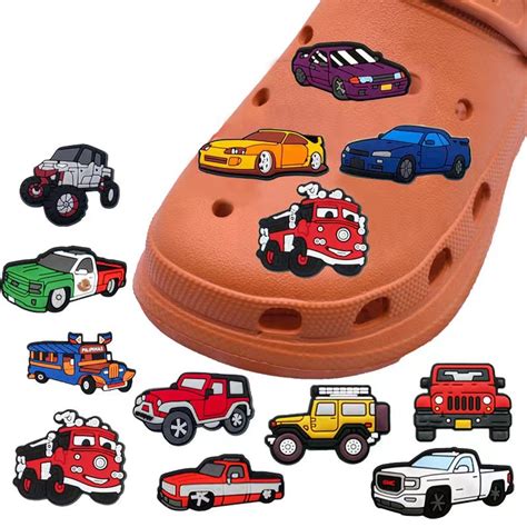 Kayangkaya Crcos Jibbitz Car Series And Transportation Shoes