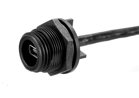 Px Px Series Rear Panel Mount Mini Usb Type Ab Socket