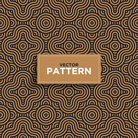 Premium Vector Free Vector Geometric Circular Pattern