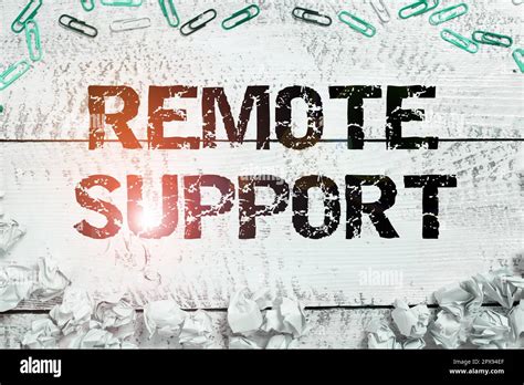 Conceptual Caption Remote Support Business Overview Help End Users To