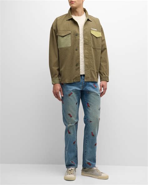 Icecream Mens Cord Multi Patch Jacket Neiman Marcus