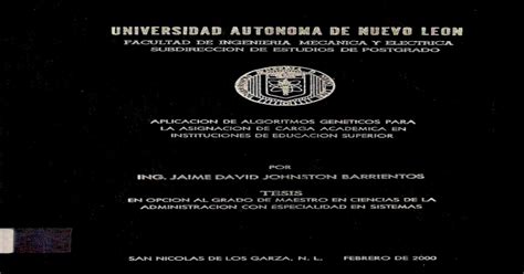 Aplicación De Algoritmos Genéticos Para La Asignación De Carga