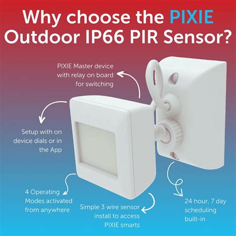 Pixie Smart Pir Sensor Outdoor Pixie Sms862wf Wh Btam — Powerpoints