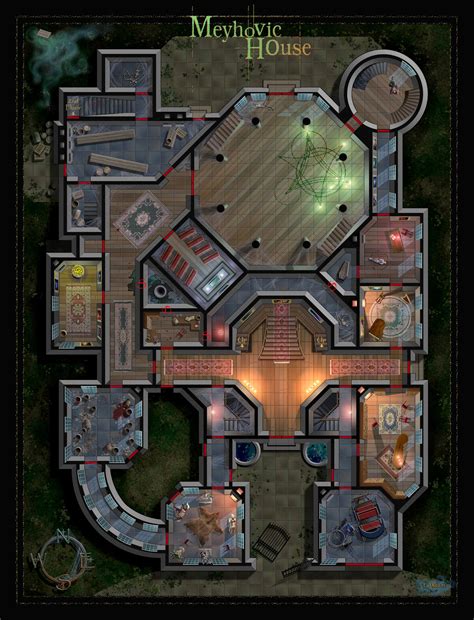 Haunted House Floor Plan Big Post Your 2010 Halloween Ideasplans