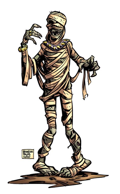 [oc][art]drawing The Monster Manual 7 Mummy R Dnd