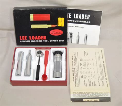 Lee Loader 12 Gauge Shotgun Shell Reloading Kit Complete 2 3 4 Shells Nice £72 32 Picclick Uk