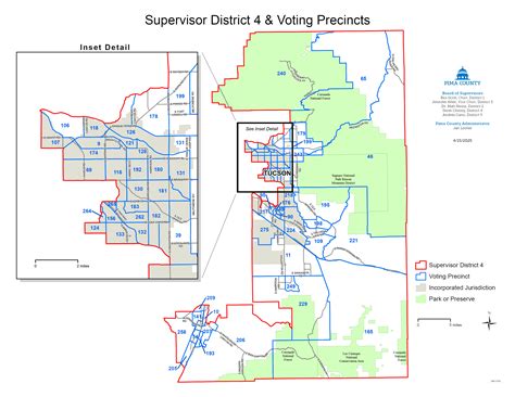 Voting And Precincts Maps Pima County Az