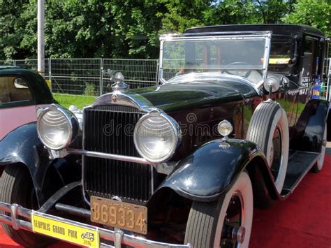 Lviv Ukraine June 5 2016 Vintage Car Packard Displayed At A Classic
