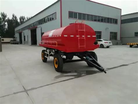 Double Axle Polyethylene Plastic Water Tank Trailer Vacuum Pump For
