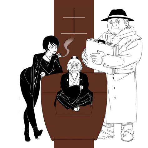 Kurotsuchi Oonoki And Akatsuchi Naruto And 2 More Drawn By