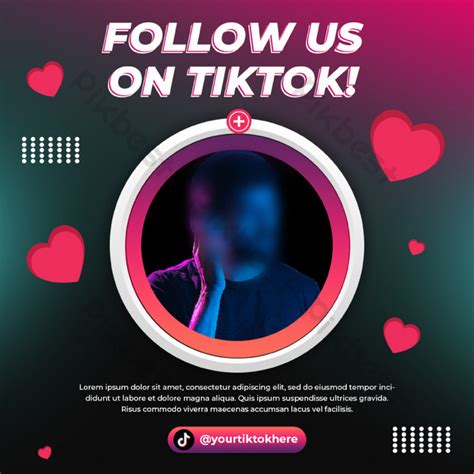 Tik Tok Diseño De Anuncios De Promoción De Redes Sociales Plantilla