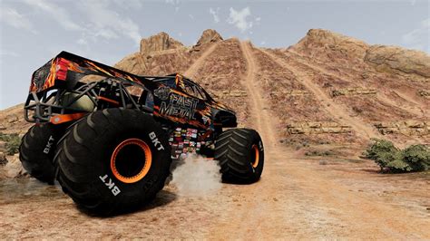 Monster Truck Hill Climb 1 Beamng Drive Youtube