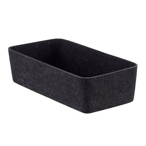 Sortjoy Long Sculpted Bin And Lid The Container Store