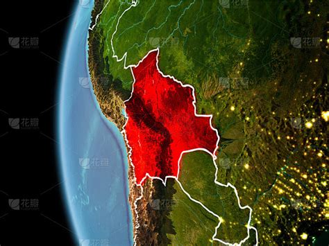 晚上从太空来的玻利维亚